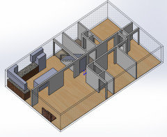 How to address load bearing wall with vaulted ceiling?