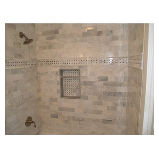 Marble tub surround - Contemporary - Boston - by Dishington ...