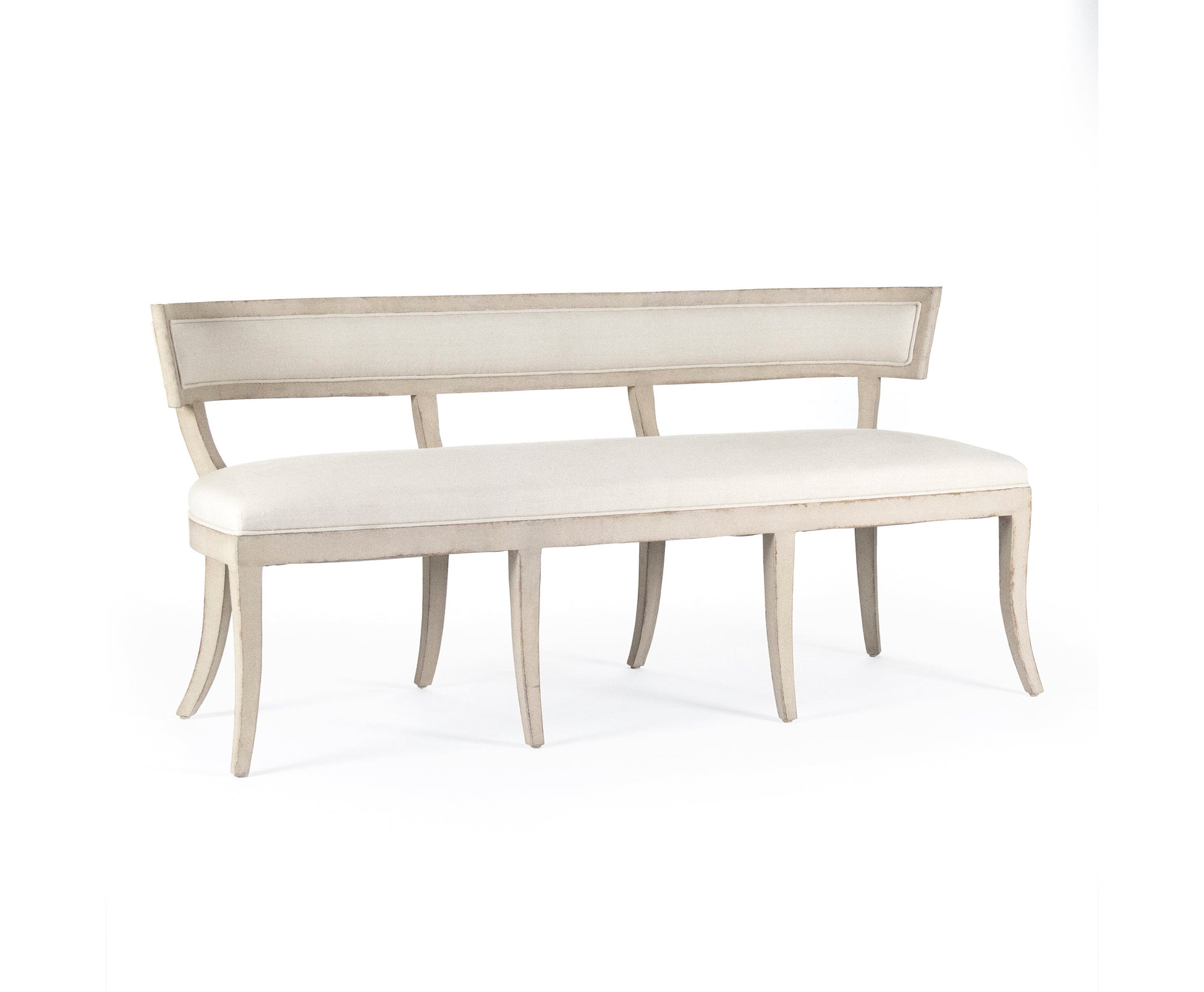 Lorand Bench - Farmhouse - Upholstered Benches - by Hudson Home Decor | Houzz