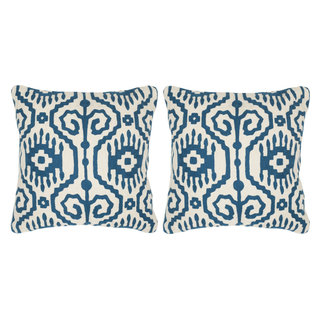 Tenes Pillows, Set of 2, 20" Square - Transitional - Decorative Pillows ...