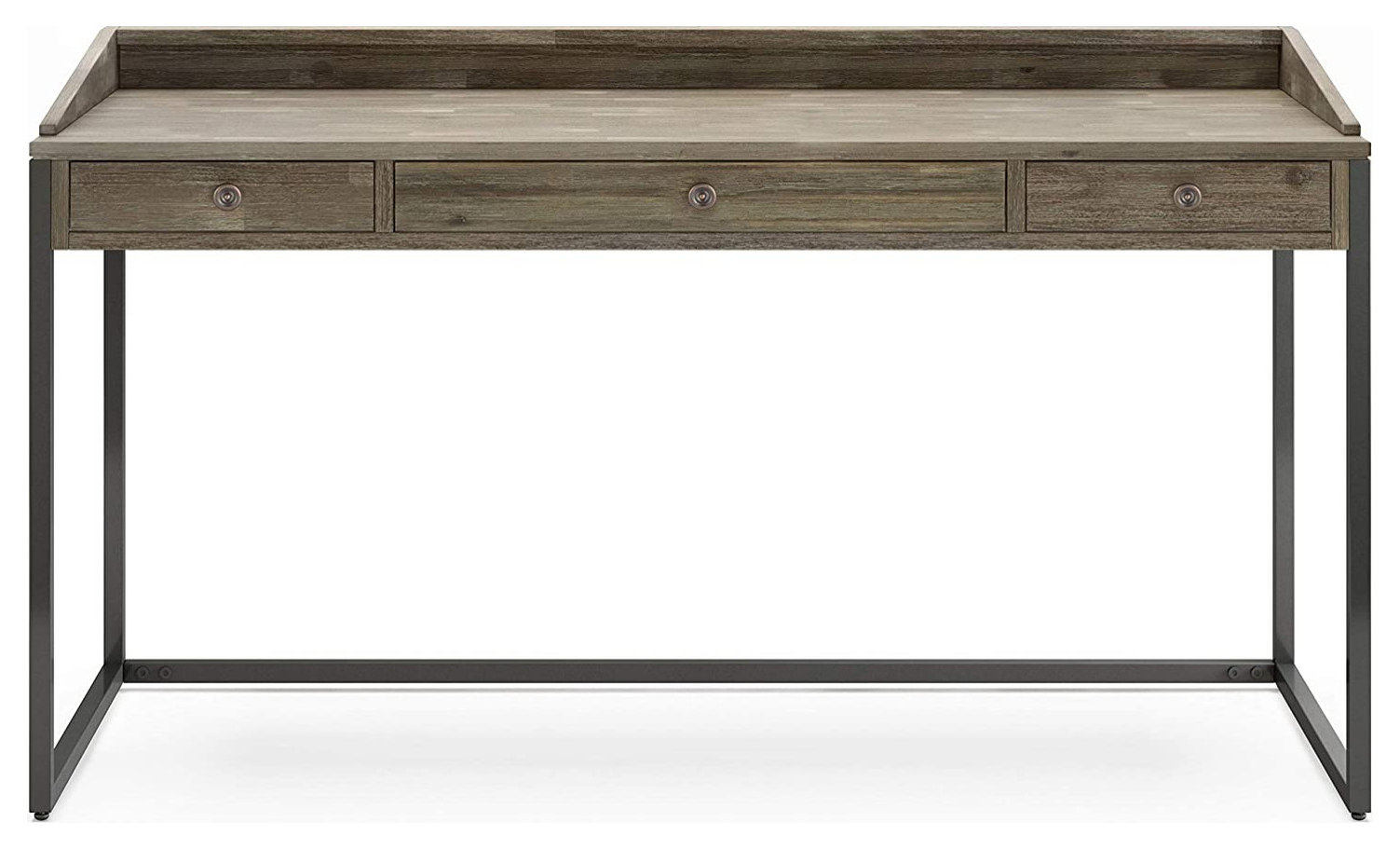 Modern Industrial 60 inch Wide Home Office Desk with 2 Drawers ...