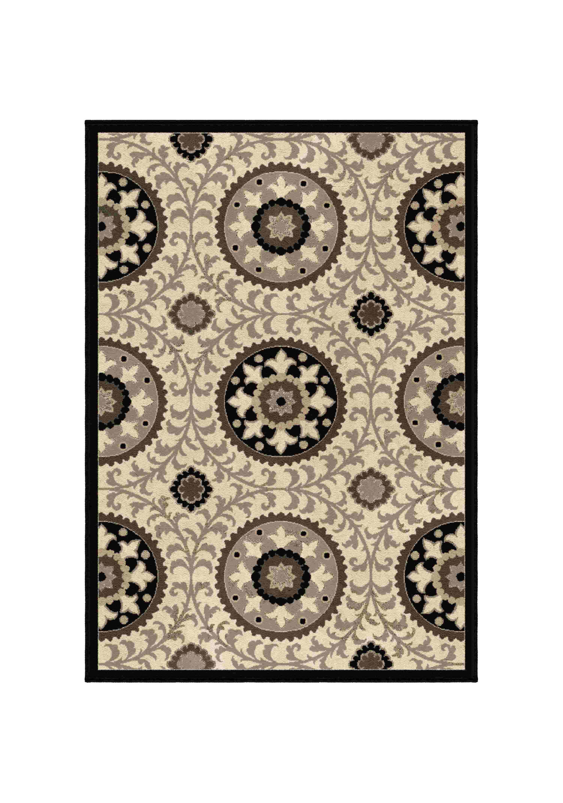 Orian Rugs, Indoor Medallion Annex Taupe, Runner, 2'3"x8', 2010 5x8 ...