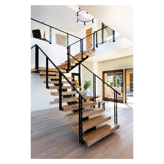 Red Ledges - Contemporary - Staircase - Other - by Sierra Pacific ...