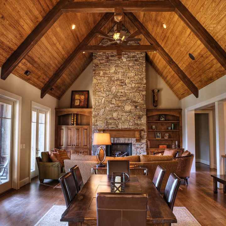Cathedral Ceiling With Fireplace - Photos & Ideas | Houzz