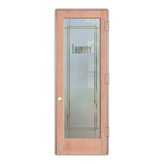 Laundry Room Doors - Ultra Laundry Frosted Glass Design - 28" x 80 ...