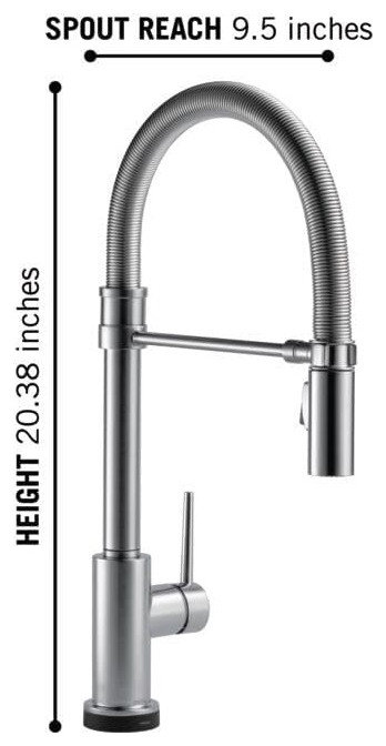 Sleek Kitchen Faucet with Touchless Operation & Magnetic Docking, Easy ...
