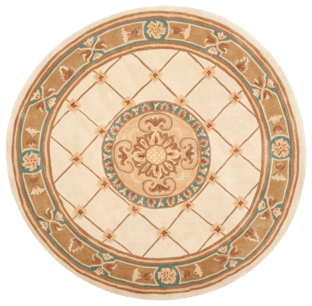 Safavieh Naples NA523B Brown/Ivory Rug, 2'x3' - Traditional - Area Rugs ...