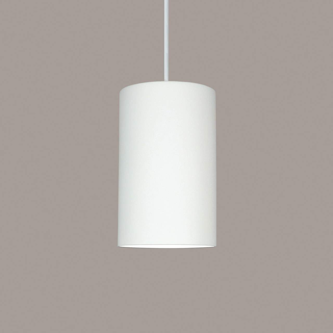 A19 Lighting P201-WCC 1-Light Andros Pendant: Bisque (White Cord ...