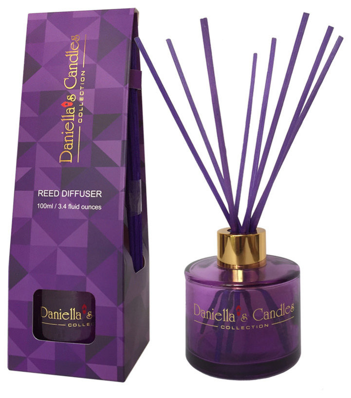 Reed Diffuser Set Purple, Classic Lavender 3.4oz/100ml - Contemporary - Home Fragrances - by ...