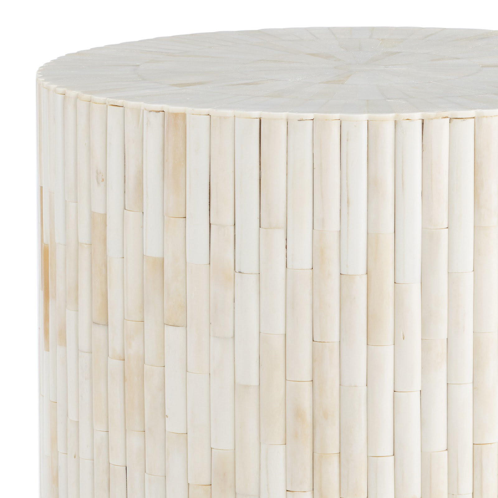 Isabelle Bone Side Table - Contemporary - Side Tables And End Tables ...