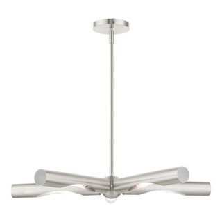 Livex Lighting 45915 Acra 5 Light 28"W Chandelier - Transitional ...