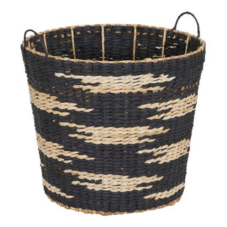 Tapered Woven Basket - Tropical - Baskets - by Household Essentials | Houzz