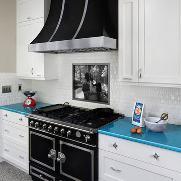 75 Mid-Century Modern Linoleum Floor Kitchen Ideas You'll Love - April ...