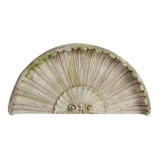 Classic Scallop Overdoor 19", Architectural Over Door Plaques ...