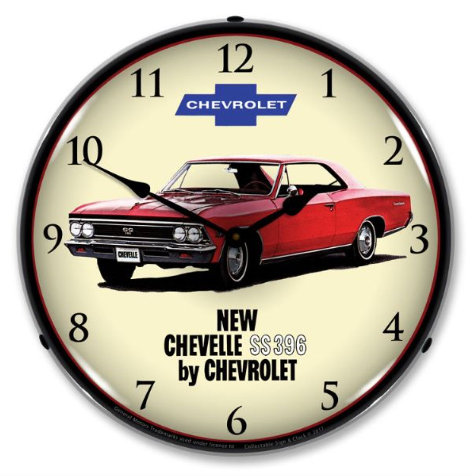 GM1702730 1966 Chevelle SS 396 Clock - Midcentury - Wall Clocks - by ...