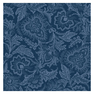 Indigo Java Peel and Stick Wallpaper - Mediterranean - Wall Decals - by ...