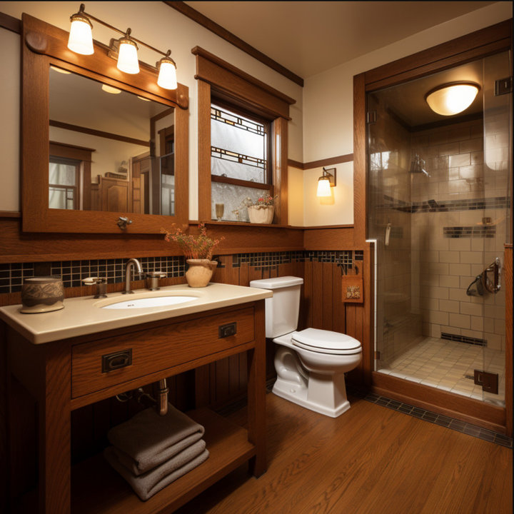 75 Beautiful Bathroom with a Dado Rail Ideas and Designs - January 2026 ...