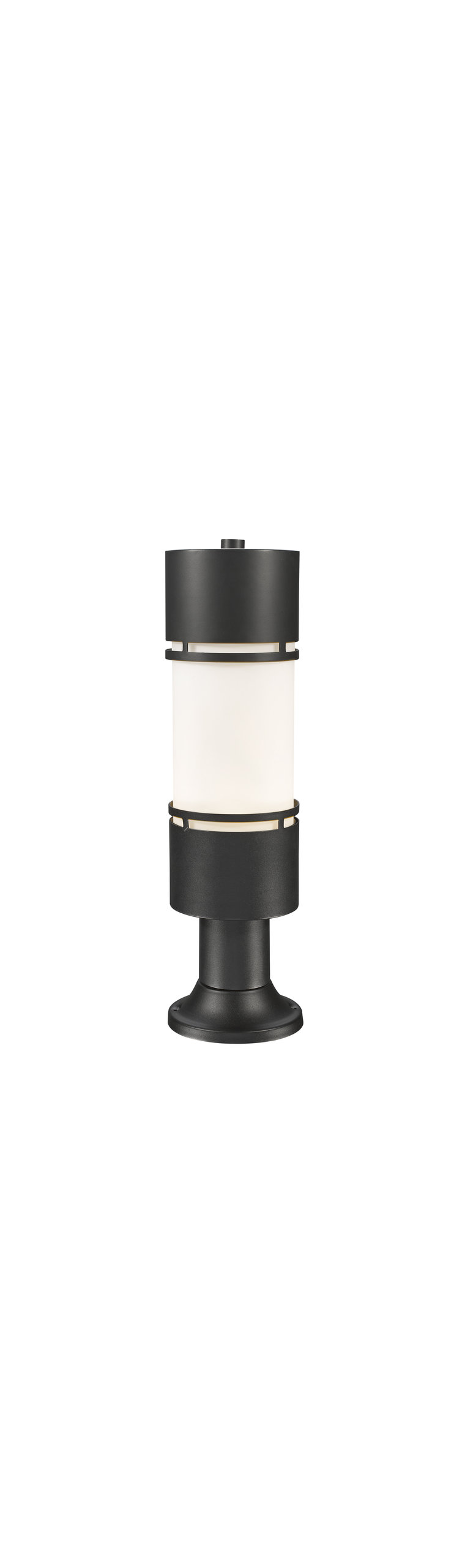 Luminata Collection Outdoor LED Post Mount Light with Pier Mount in ...