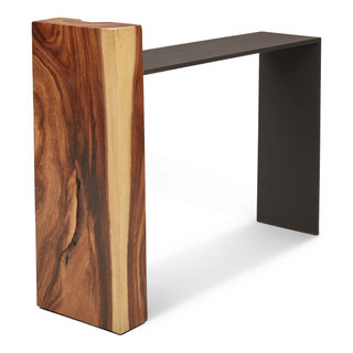 Naturals Fortis Console, Natural Chamcha - Rustic - Console Tables - by ...