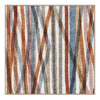 Washable Selcouth Variegated Area Rug, Square 8' - Contemporary - Area ...