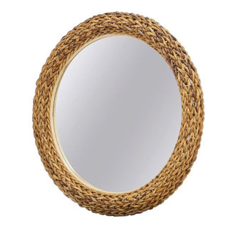 Maui 36" Round Mirror - Tropical - Wall Mirrors - by Sea Winds Trading ...