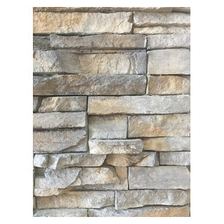 Detail of Nantucket Eldorado Stacked Stone - Rustic - Boston | Houzz
