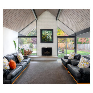 Mid-Century Masterpiece Revamp - Midcentury - Living Room - San ...