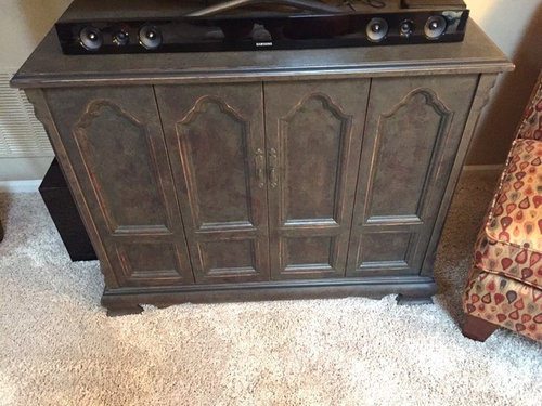 1987 console TV Conversion