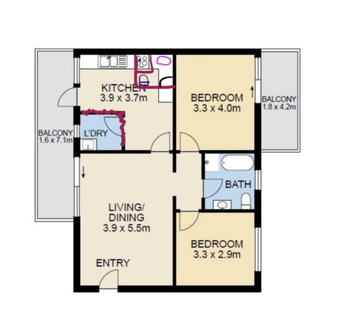 Dividing a kitchen to make a new bathroom in a unit | Houzz AU