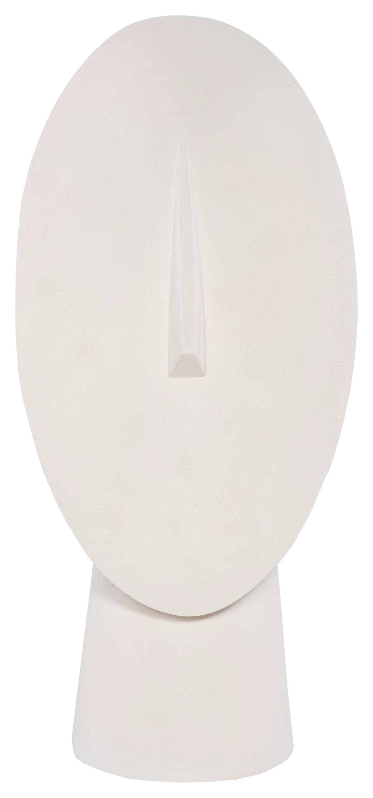 Cycladic Head, Sculpture, Oval, White Stone - Contemporary - Decorative ...