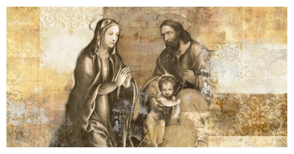 "Nativity (after G. Antonio Bazzi)" Digital Paper Print by Simon Roux, 26"x14", 26"x50 ...