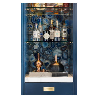 Color Blocking - Transitional - Home Bar - San Francisco - by Ann ...