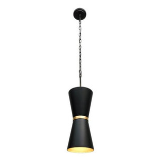 Mad Hatter, 2-Light Pendant In Modern Style, 22"Hx8"W - Midcentury ...