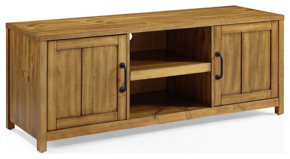 Crosley 60" Roots TV Stand, Natural - Transitional - Entertainment ...