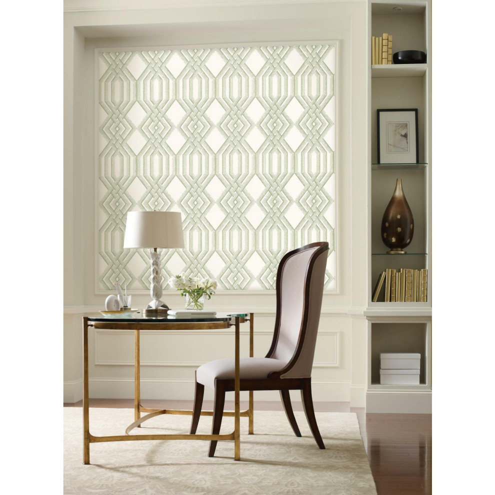 Ettched Lattice Wallpaper - Contemporary - Wallpaper - by York ...