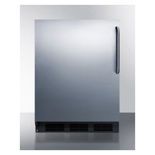 Summit CT663BKBITB-LHD 24"W 5.1 Cu. Ft. Compact Refrigerator - Modern ...