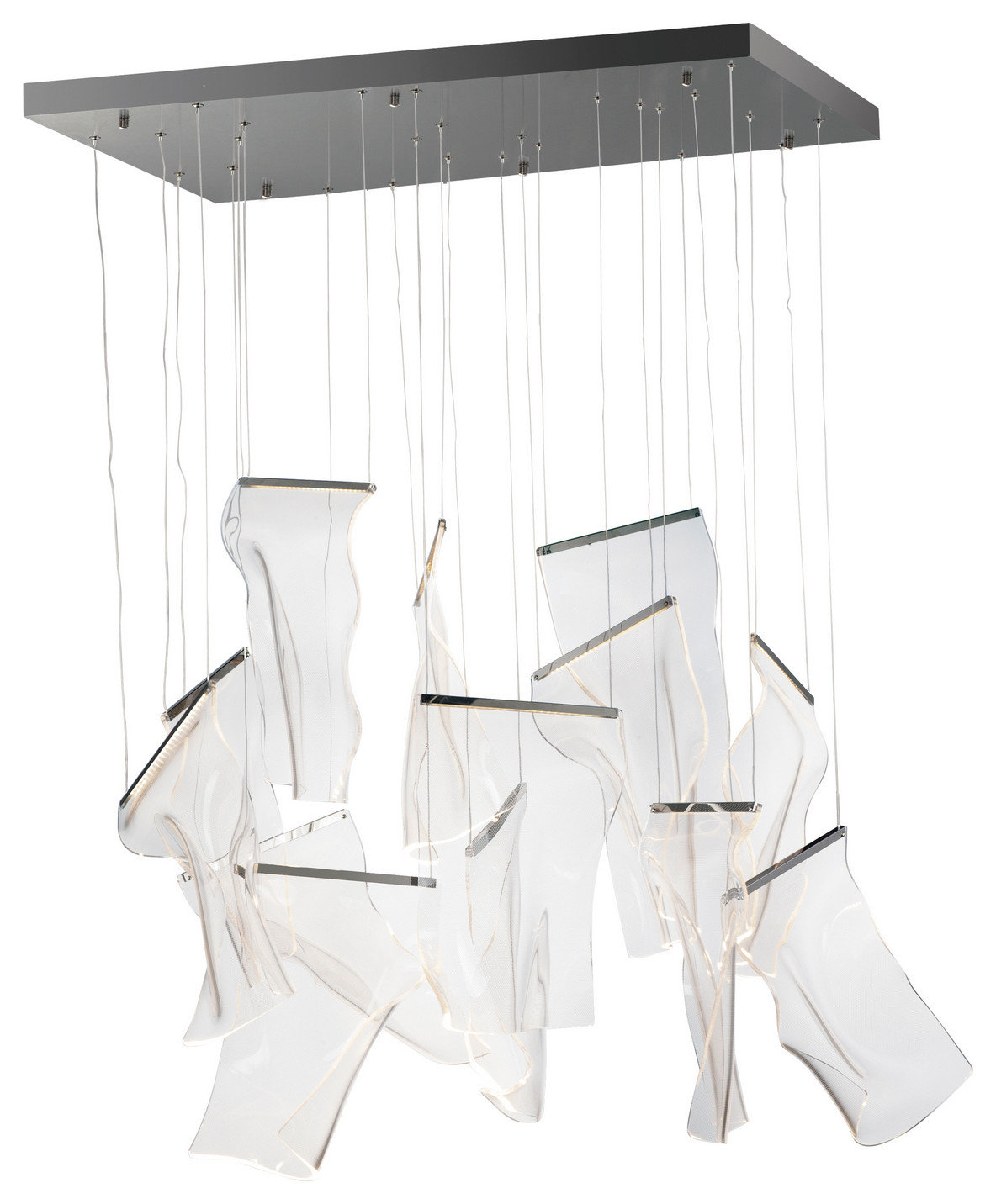 Rinkle LED Pendant, Brushed Gunmetal - Modern - Pendant Lighting - by ...