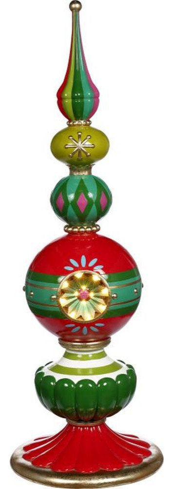 Mark Roberts Christmas 2023 Green & Red Topiary Finial 49 ...
