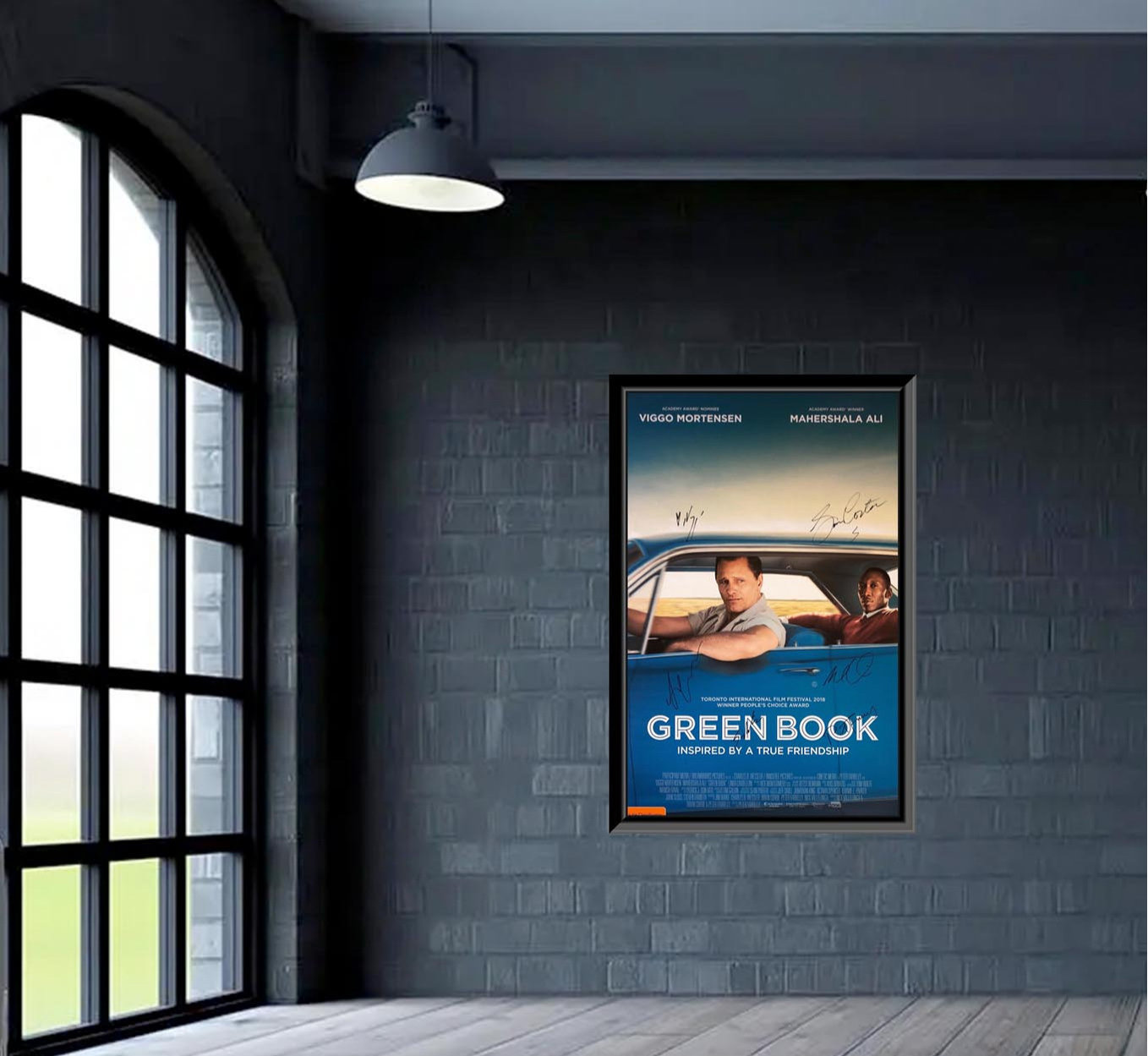 Green Book cast signed movie poster, 27x40 inches - Contemporary - Prints And Posters - by Dream ...