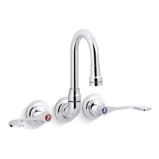 Kohler Triton Bowe Shelf-Back Sink Faucet, Polished Chrome ...