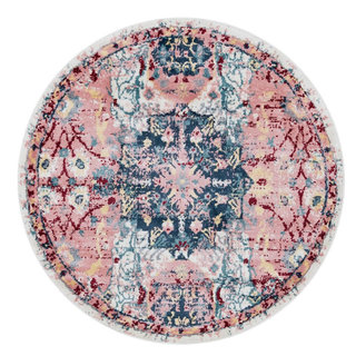 Contemporary Allegory Area Rug, Round 5' - Contemporary - Area Rugs ...