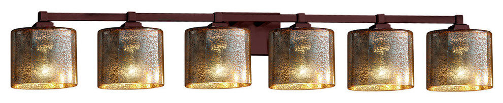 Fushion Regency 6-Light Bath Bar Oval, Mercury - Transitional ...