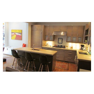 concrete countertops kitchen - Modern - Kitchen - Chicago - by Chicago ...