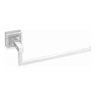 Secret Bath Alexa Large Towel Ring Silver Swarovski Crystals ...