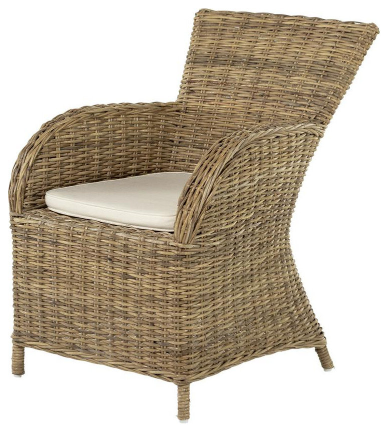 Natural Rattan Dining Chair, The Earthy Elegance, Belen Kox - Tropical ...
