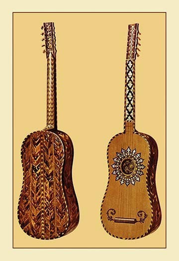 The Rizzio Guitar, 12" x 18" - Traditional - Prints And Posters - by ...
