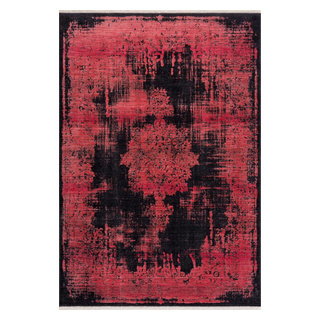Alcazar Alc12377 Pinkcosmo 5.3x7.6 160x230 Area Rug - Contemporary ...