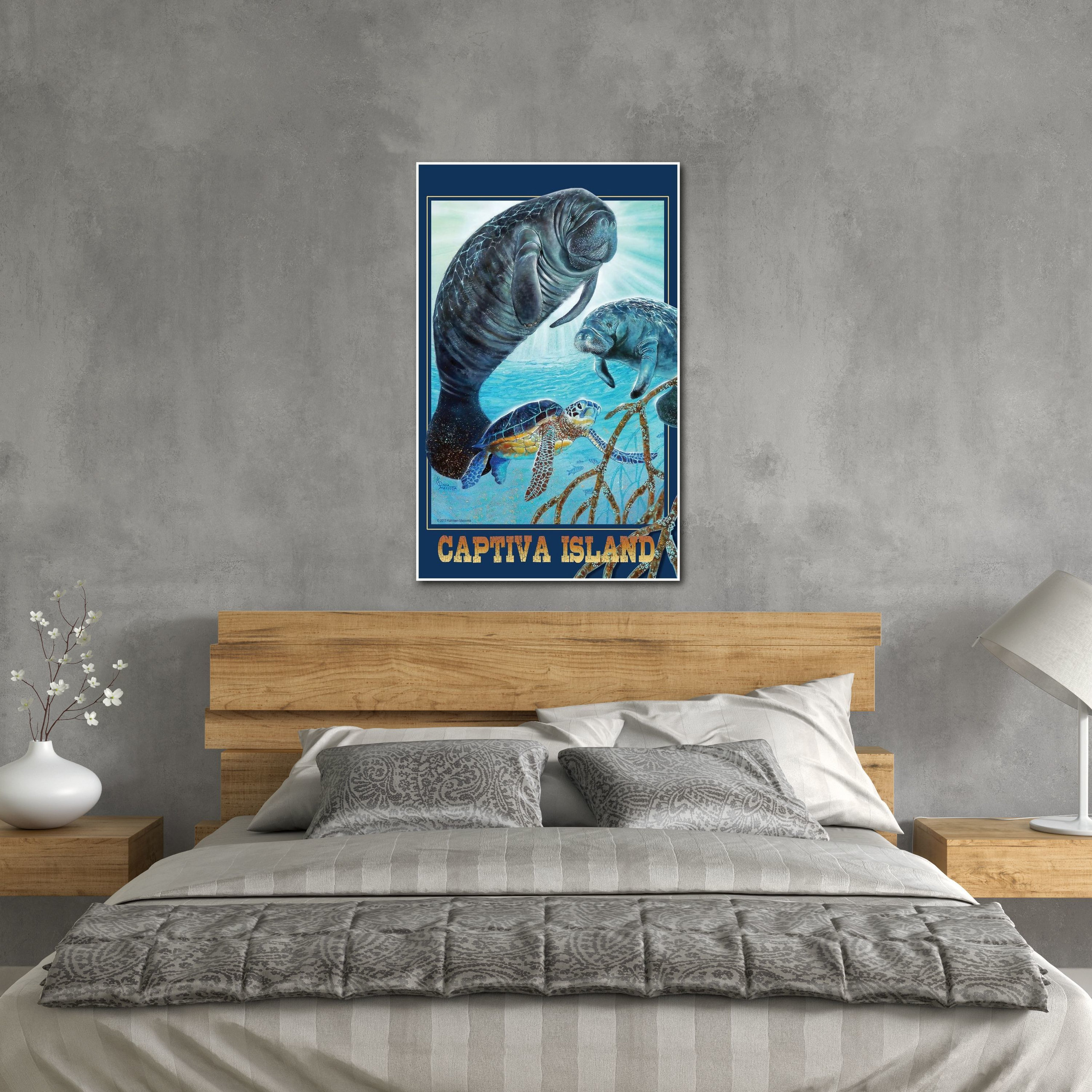 Jim Mazzotta Captiva Island Art Print, 30"x45" - Contemporary - Fine ...