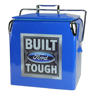 Officially Licensed "Built Ford Tough" Blue Stainless Steel 13 Liter ...