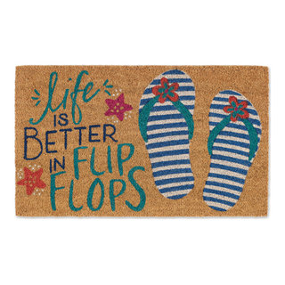DII Flip Flop Life Doormat - Contemporary - Doormats - by Design ...
